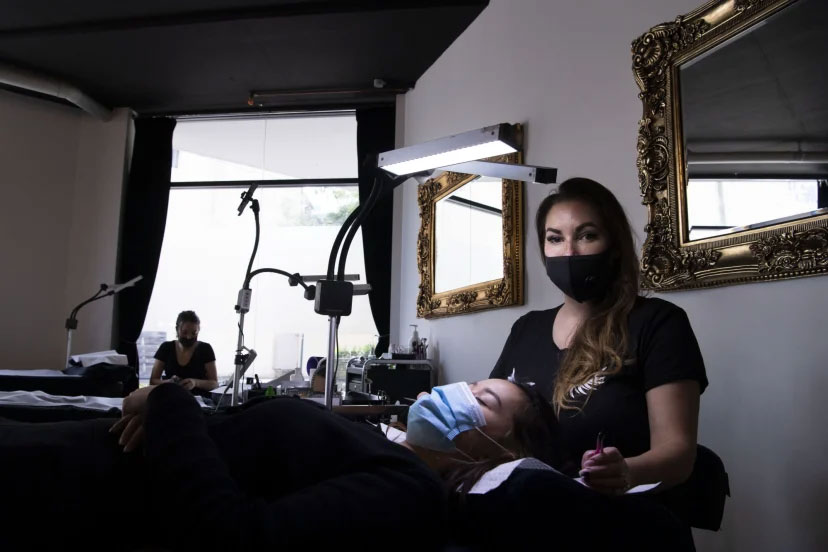 Claire-in-salon | StudioLASH